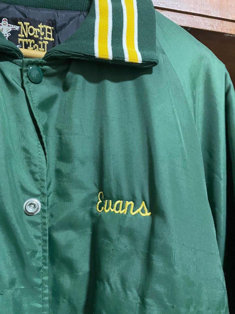 90s Florence Bobcats Nylon Varsity Vintage Jacket on Carousell