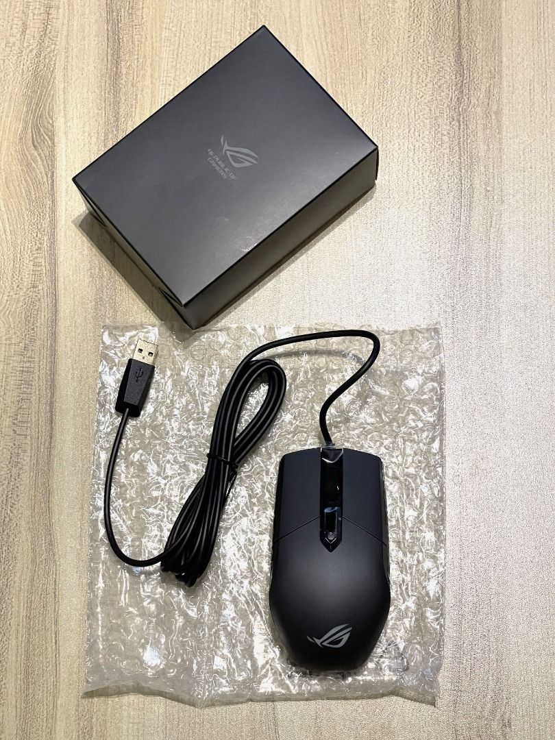 [全新現貨快速出貨] ASUS 華碩 ROG STRIX IMPACT P303 電競滑鼠 有線滑鼠, 電腦及科技產品, 電腦周邊產品, 電腦 ...