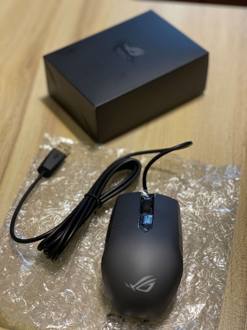 [全新現貨快速出貨] ASUS 華碩 ROG STRIX IMPACT P303 電競滑鼠 有線滑鼠, 電腦及科技產品, 電腦周邊產品, 電腦 ...