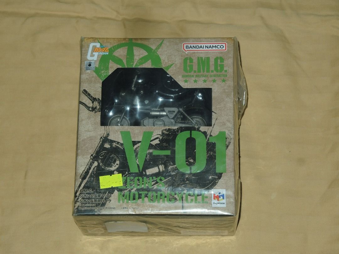 全新 Megahouse G.M.G. V-01 自護軍士兵 電單車 Zeon's Motorcycle, 興趣及遊戲, 玩具 & 遊戲類 - Carousell