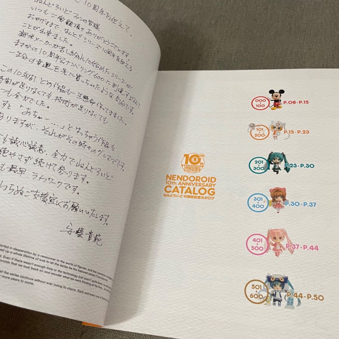 包郵 GOOD SMILE COMPANY- NENDOROID 10th ANNIVERSARY CATALOG Nendoroid 粘土人 ...