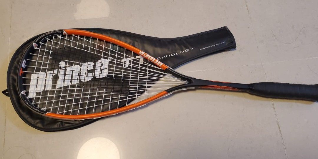 全新 New Prince Triple Force Beast 壁球拍 全新 New Prince Triple Force Beast ...