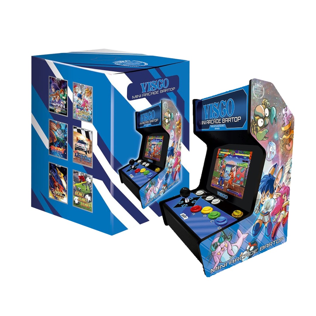 (全新) VISCO Mini Arcade Bartop 迷你街機 HDMI 遊戲機 (日版) - 支援雙打 收錄 飛鳥&飛鳥 ...