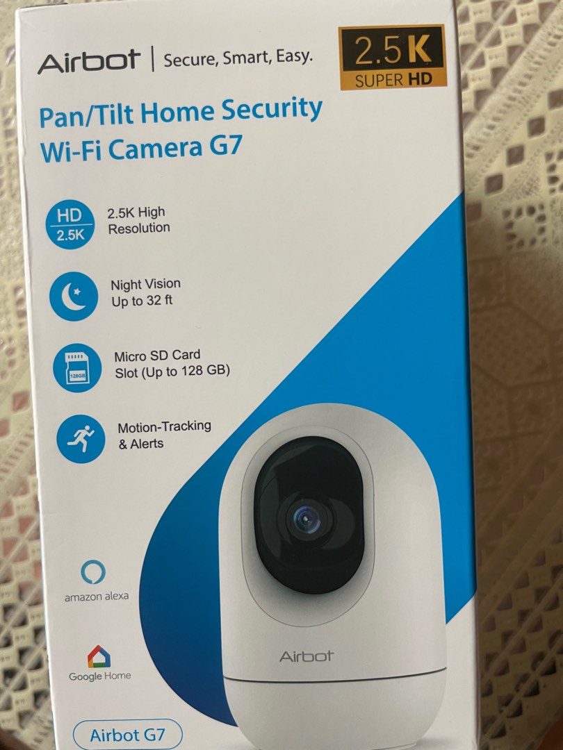 Airbot Home Security Camera G7, Furniture & Home Living, Security ...