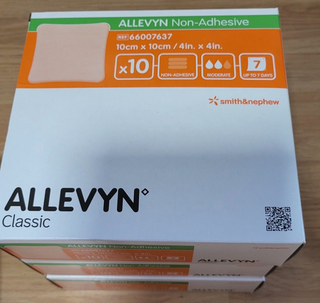 Allevyn Classic 10cm x 10cm 100% AUTHENTIC Plasters ($/piece), Health ...