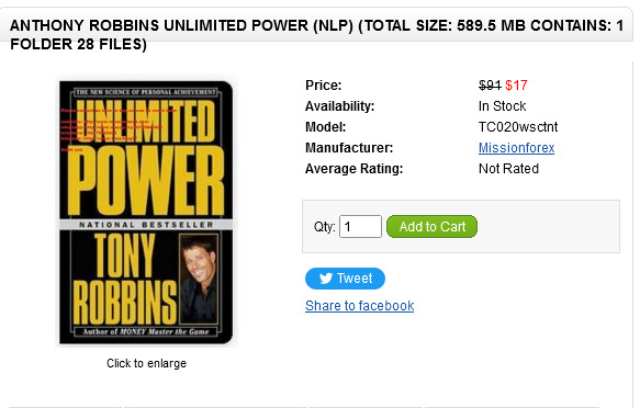 Anthony Robbins Unlimited Power (NLP) (Total size: 589.5 MB Contains: 1 ...