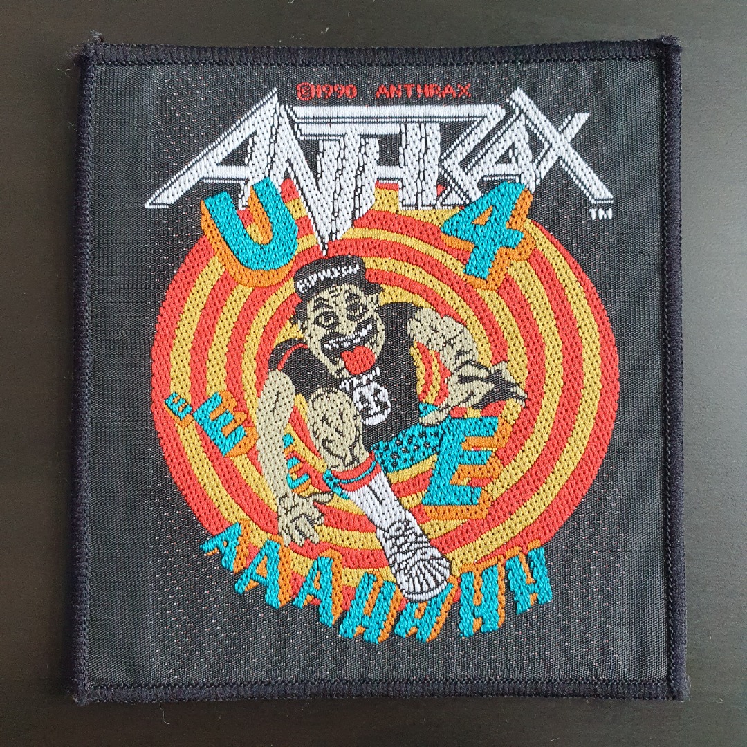 Anthrax State of Euphoria Woven Patch, Hobbies & Toys, Collectibles & Memorabilia, Vintage ...