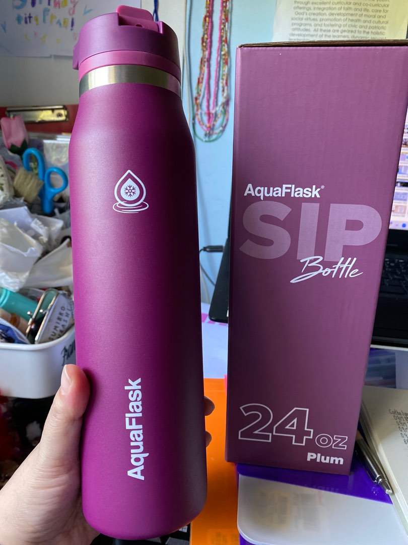 AquaFlask Tall Sip Bottle 24 oz, Furniture & Home Living, Kitchenware ...