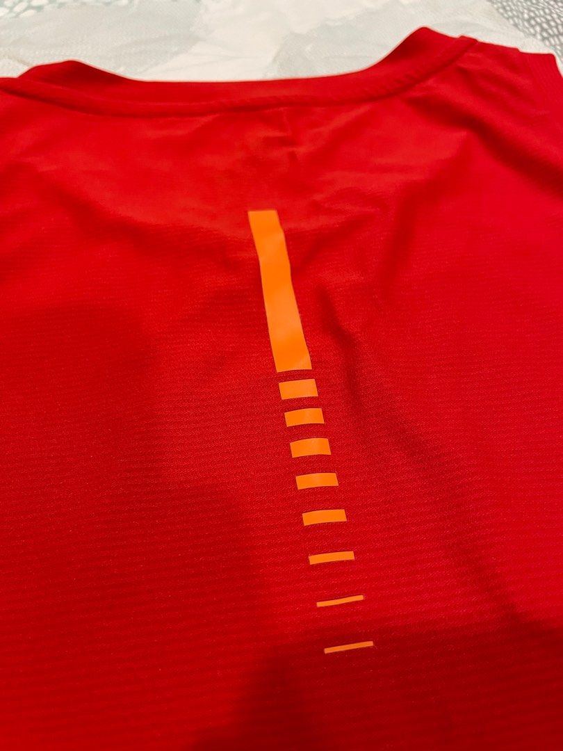Asics Orange Dri-fit Singlet, Men's Fashion, Activewear on Carousell