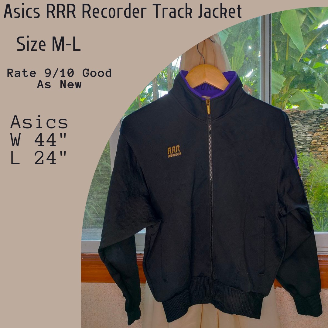 Asics RRR Recorder Track Jacket, Men's Fashion, Coats, Jackets and ...
