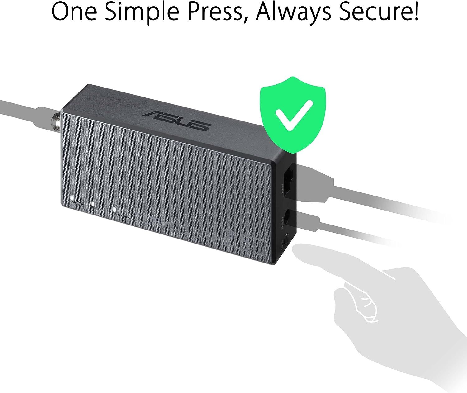 ASUS 2.5Gbps Ethernet Over Coax Adapter Starter Kit (MA-25 2 Pack ...