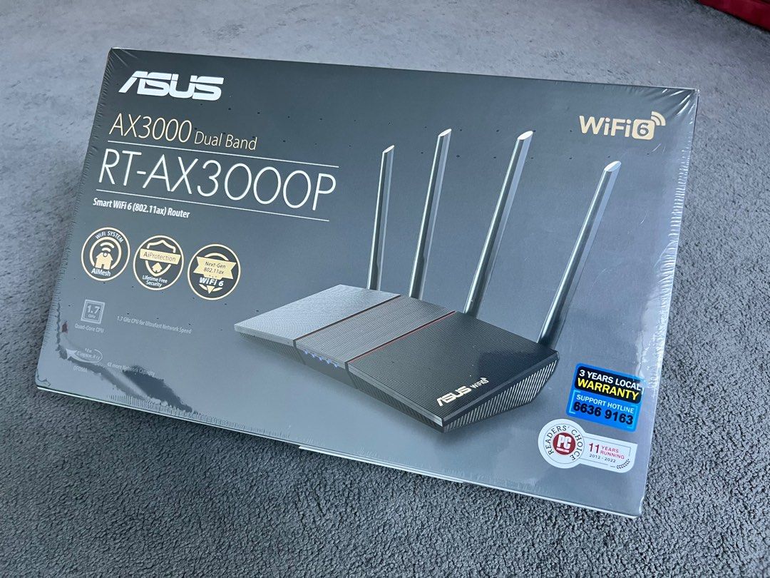 Brand New - ASUS RT-AX3000P Dual Band WiFi 6, Computers & Tech, Parts ...