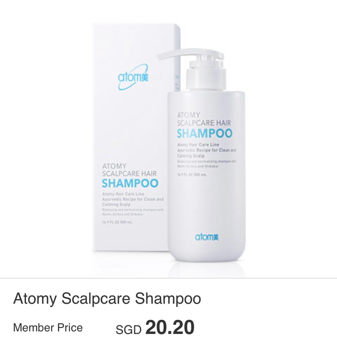 Atomy Scalpcare Shampoo, Beauty & Personal Care, Hair on Carousell