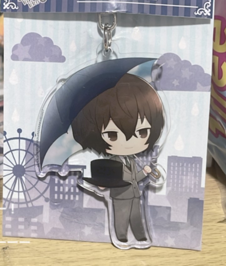 Authentic dazai osamu bungo stray dogs keychain, Hobbies & Toys ...