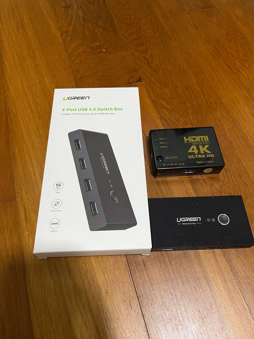 Authentic UGREEN USB 3.0 Switch Box (Free HDMI switch Box), Computers ...