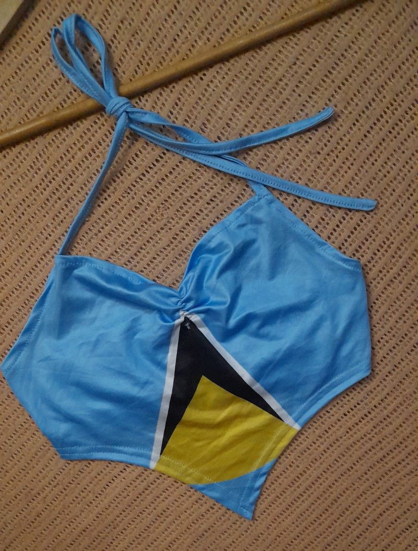 Bahamas flag triangle tube top, Women's Fashion, Tops, Others Tops on ...