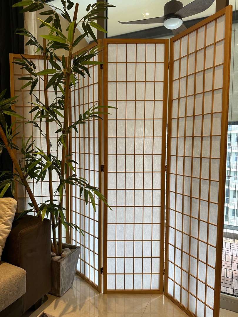 Bamboo Room Divider, Furniture & Home Living, Home Decor, Other Home ...