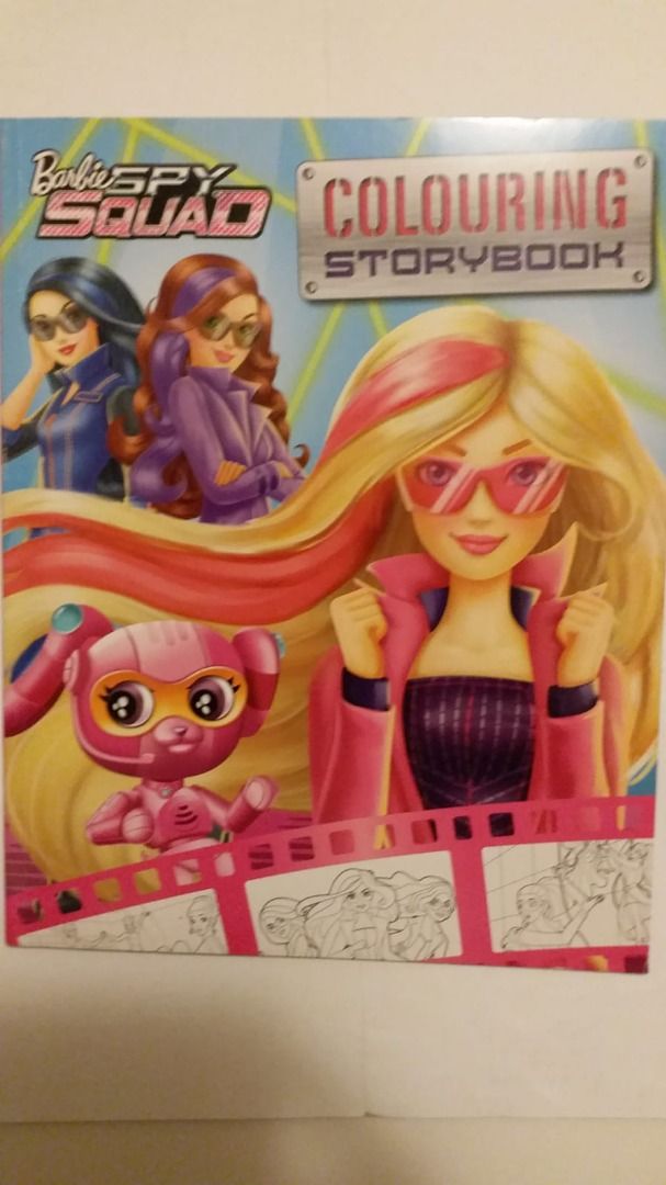barbie spy squad coloring pages