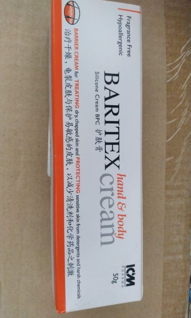 Baritex hand and body cream, Health & Nutrition, Medical Supplies ...