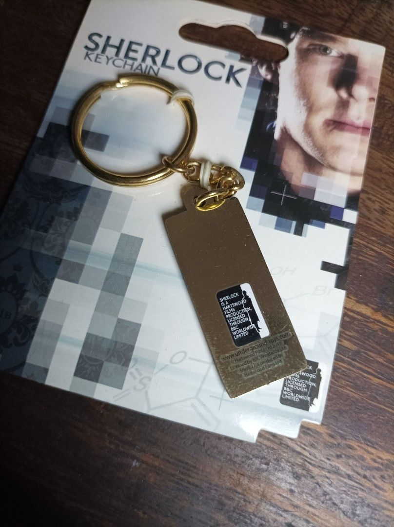BBC Sherlock 221B Door Keychain on Carousell
