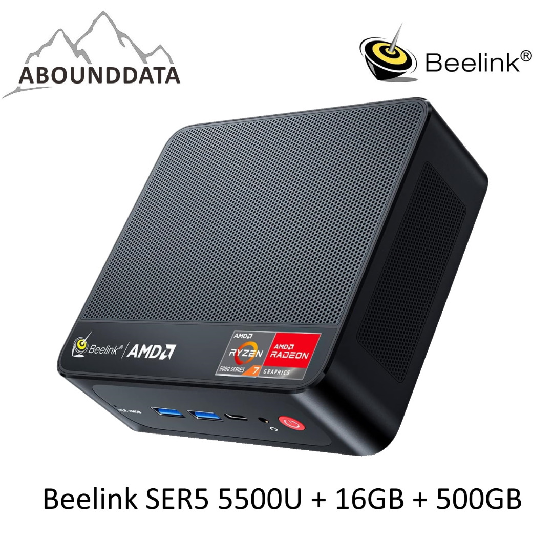 Beelink SER5 Ryzen 7 5500U + 16GB + 500GB mini PC, Computers & Tech ...