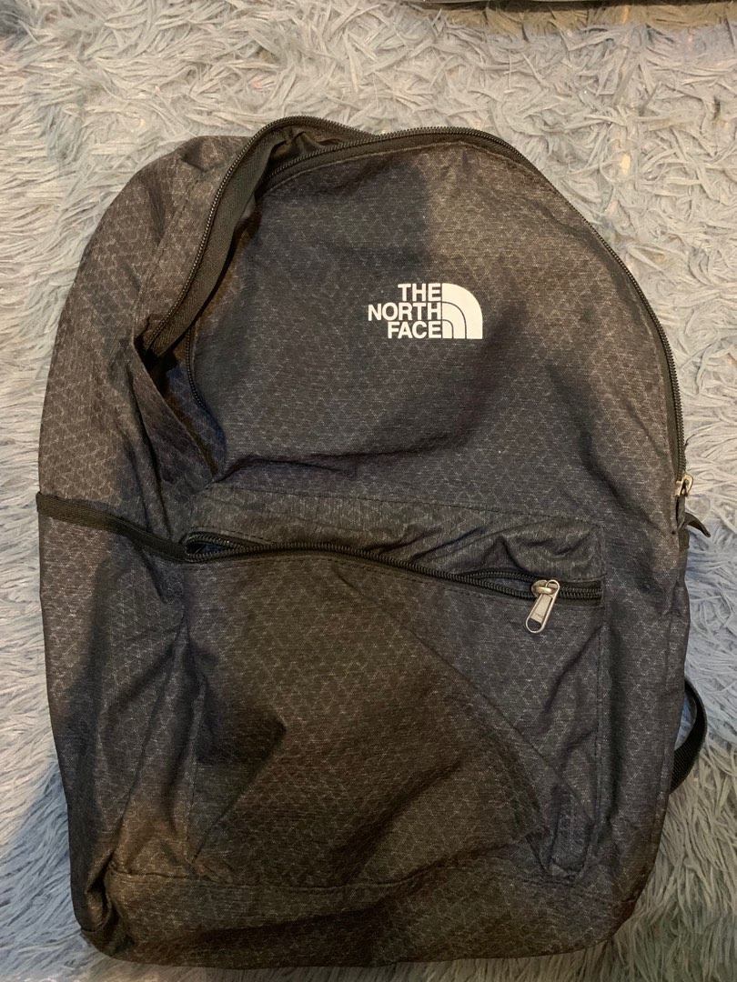 Black The North Face Foldable Backpack on Carousell