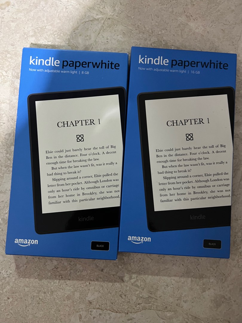 BN kindle paperwhite 5th gen 16gb 8gb, Mobile Phones & Gadgets, E ...