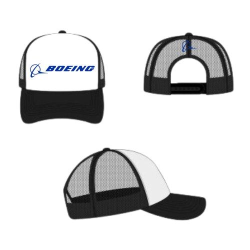 Boeing Cap (Trucker Cap) Embroidery Logo, Men's Fashion, Watches ...