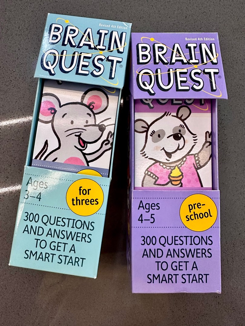 Brain Quest Cards, Hobbies & Toys, Toys & Games on Carousell