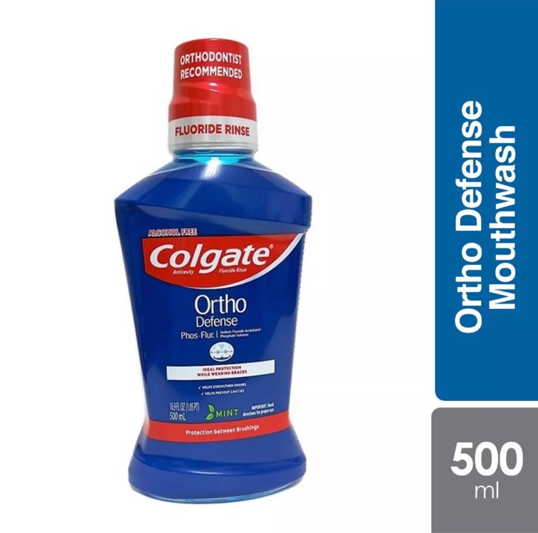 Brand new Colgate Phos-Flur Anti-Cavity Fluoride Rinse Mint Flavour for ...