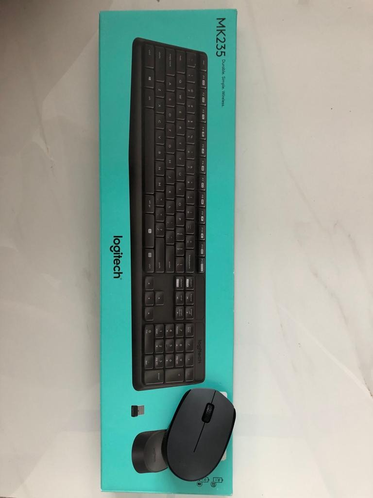 Brand New Logitech Mk235 Wireless Keyboard And Mouse Combo Black Computers And Tech Parts