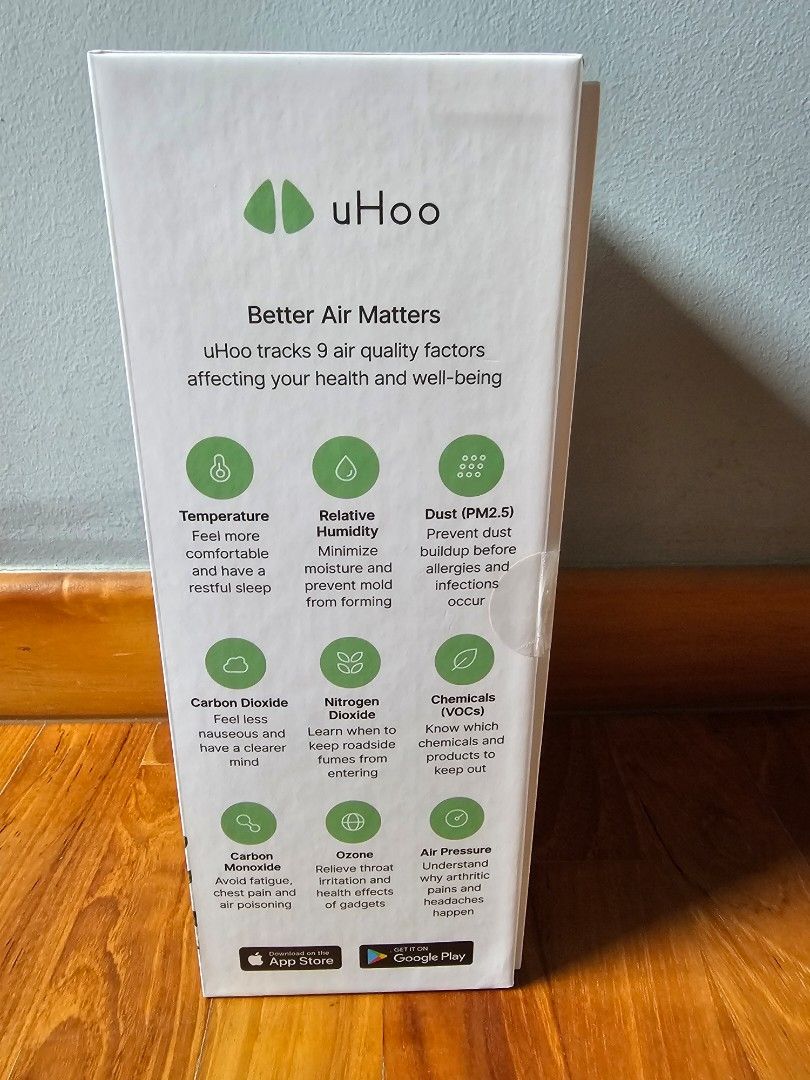 Brand NEW uHoo Smart Air Quality Sensor!, TV & Home Appliances, Air ...