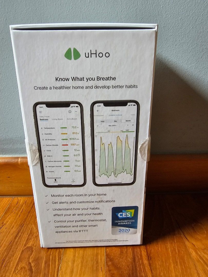Brand NEW uHoo Smart Air Quality Sensor!, TV & Home Appliances, Air ...