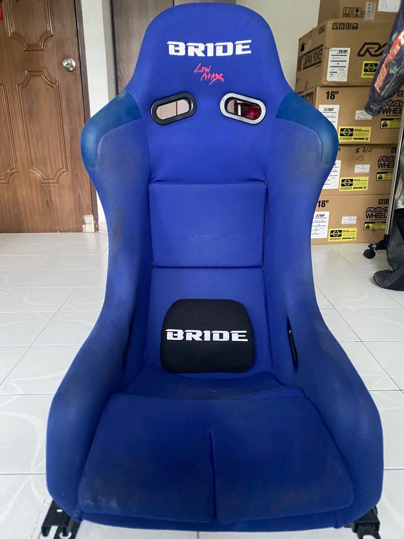 Bride Race Seat with seat rail, Car Accessories, Accessories on Carousell