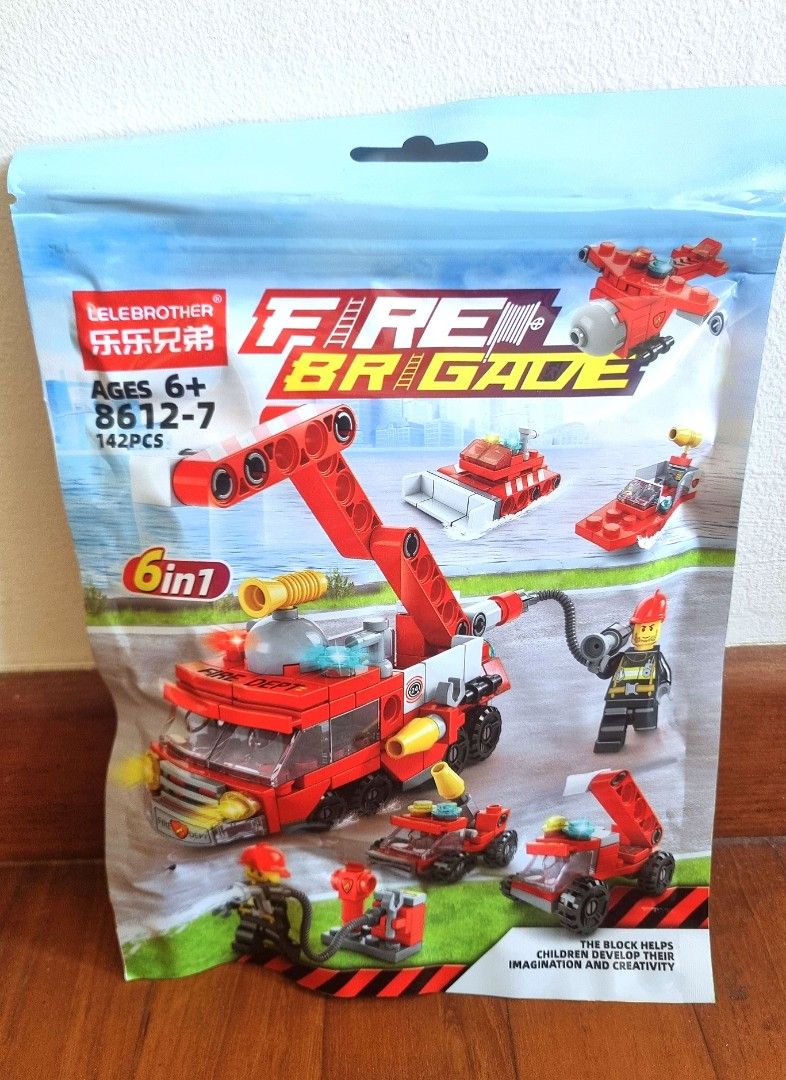 Building Brick Block Fire Rescue Lele Lego, Hobbies & Toys, Toys ...