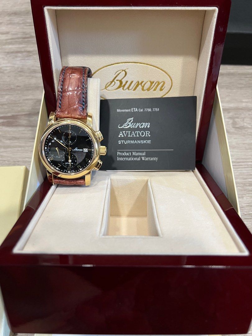 Buran Northern Palmyra Chronograph Watch, Luxury, Watches on Carousell