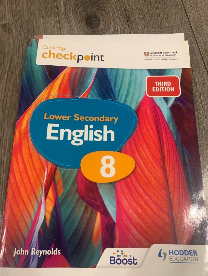Cambridge Checkpoint Lower Secondary English Student’s Book 8, 興趣及遊戲, 書本 & 文具, 教科書 - Carousell