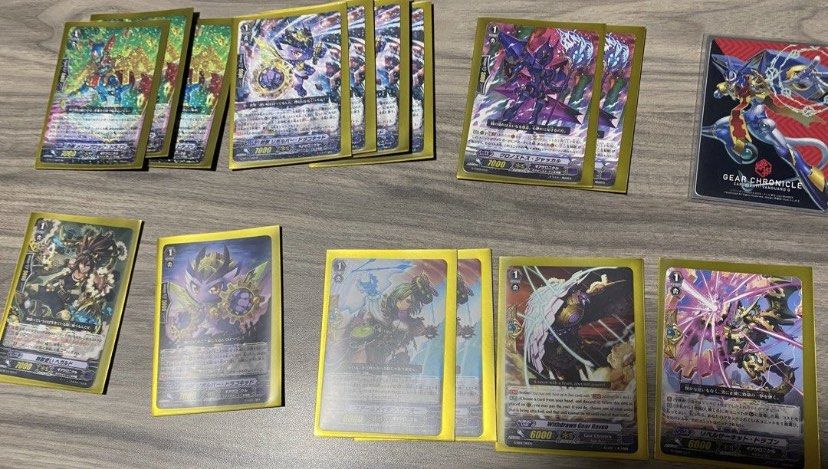 CARDFIGHT VANGUARD!! MLB DECK, BLASTER BLADE G DECK AND CHRONO G DECK ...