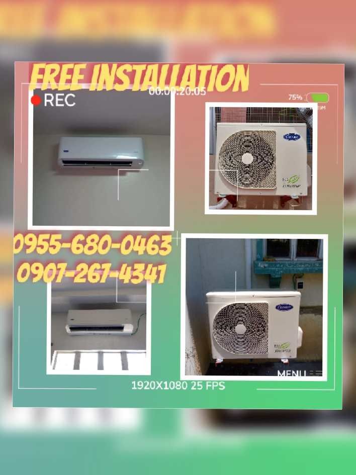 CARRIER OPTIMA SERIES INVERTER SPLIT TYPE AIRCON WITH FREE INSTALLATION ...