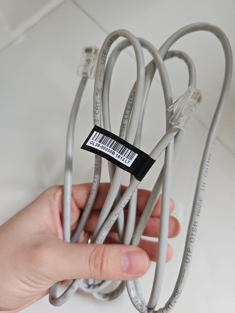 Cat 5E ethernet cable (around 1.8m), Computers & Tech, Parts & Accessories, Cables & Adaptors on ...