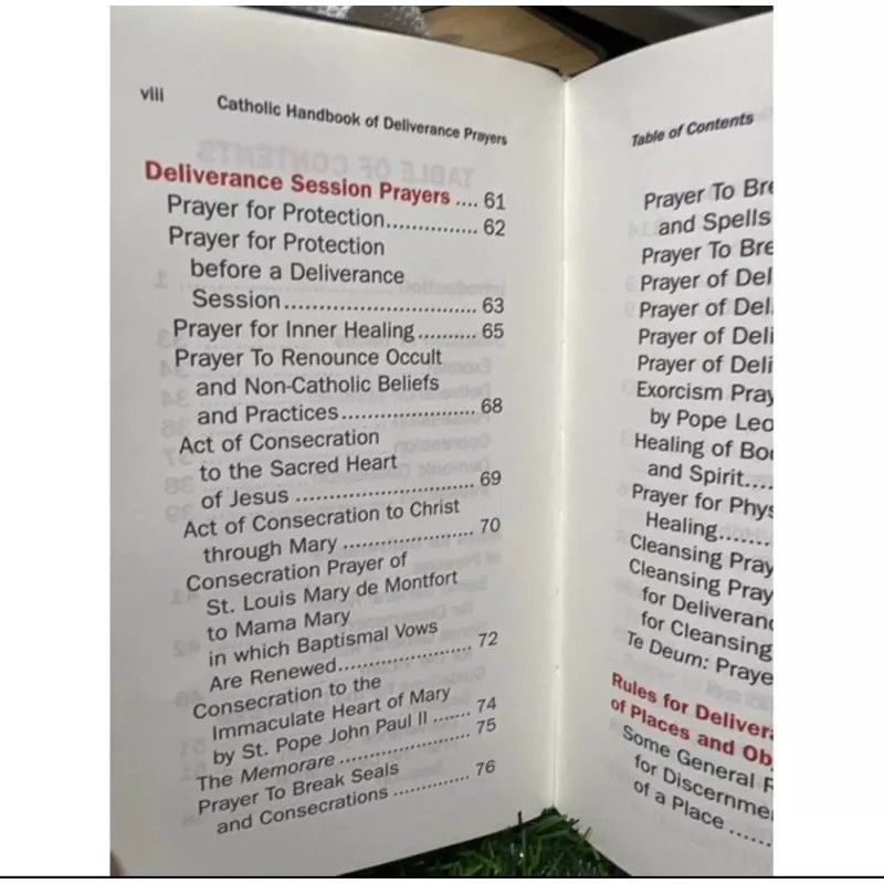 Catholic Handbook of Deliverance Prayers, Community on Carousell