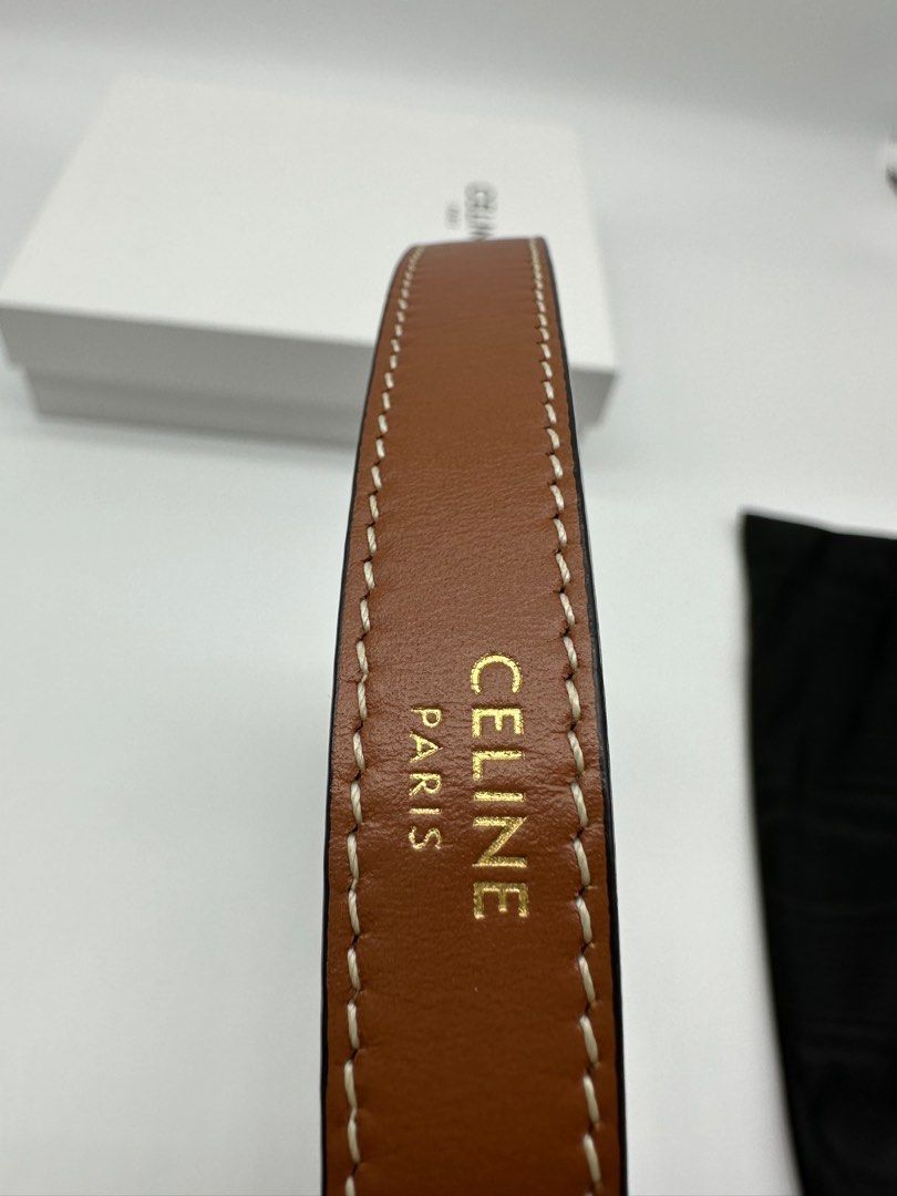 Celine Mini Ava in Triomphe Canvas and Calfskin Tan, Luxury, Bags ...