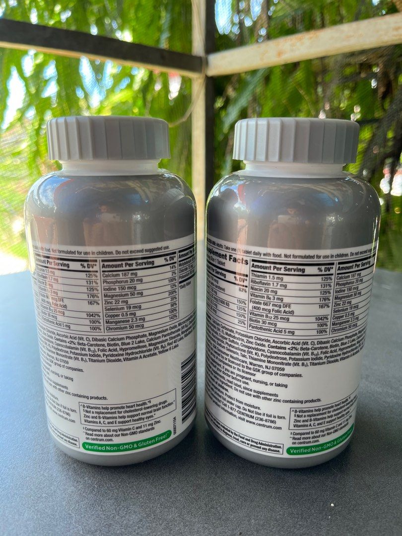 Centrum Silver 50+ New Formula, Health & Nutrition, Health Supplements ...