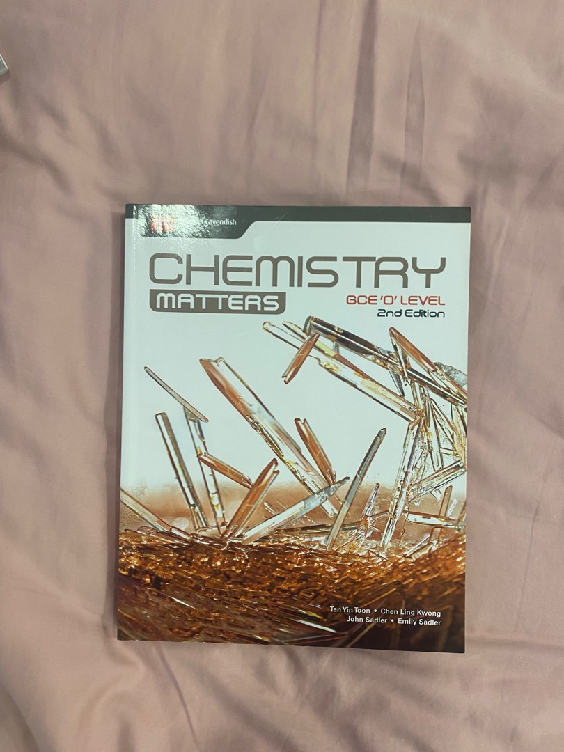 Chemistry Matters Textbook 2nd Edition O levels, Hobbies & Toys, Books ...