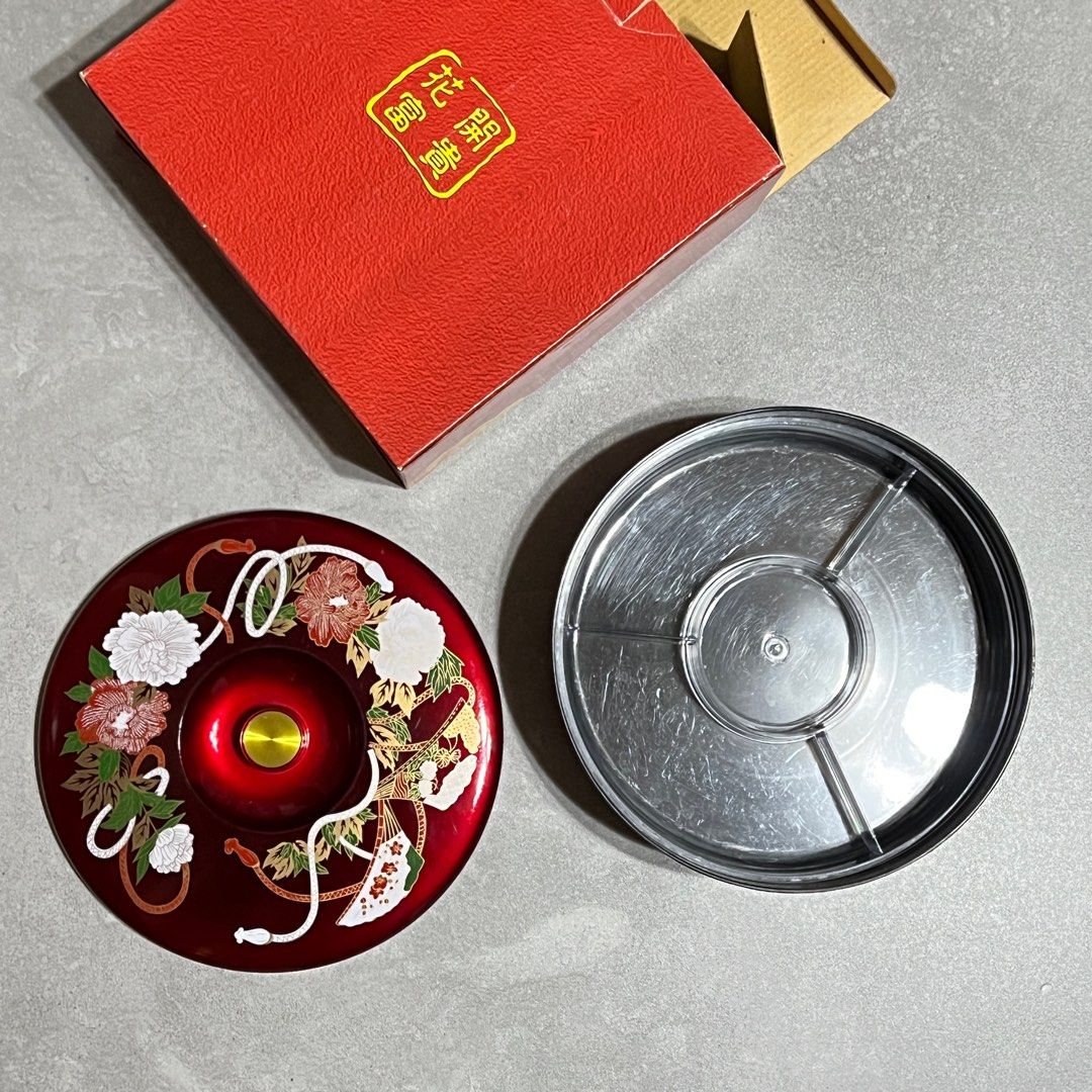 Chinese Goodies Rotating Tray Box, Furniture & Home Living, Kitchenware ...