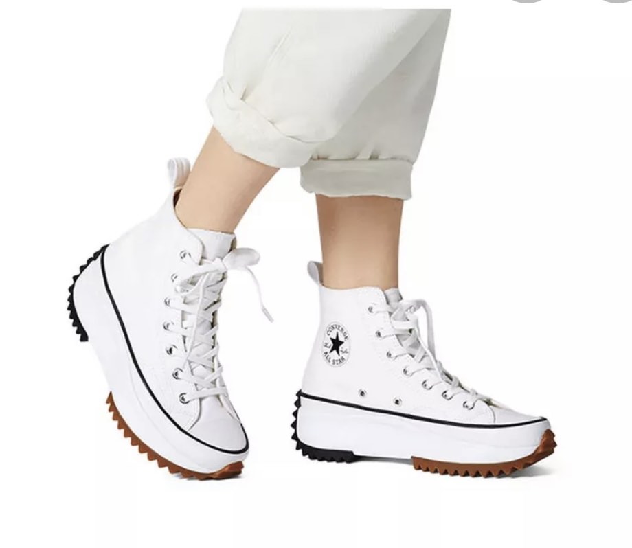 Chunky high cut converse, Women's Fashion, Footwear, Wedges on Carousell