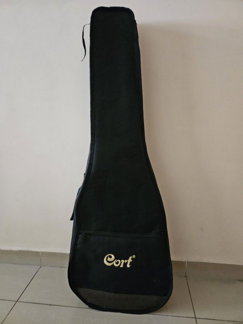 Cort ADMINI-OP Acoustic Guitar w/Bag, Natural, Hobbies & Toys, Music & Media, Musical ...