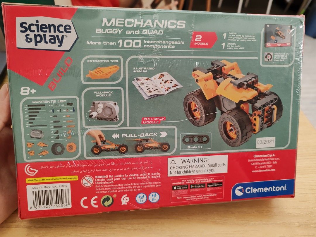 Clementoni Mech Lab Buggy & Quad - Science Kits SG, Hobbies & Toys ...