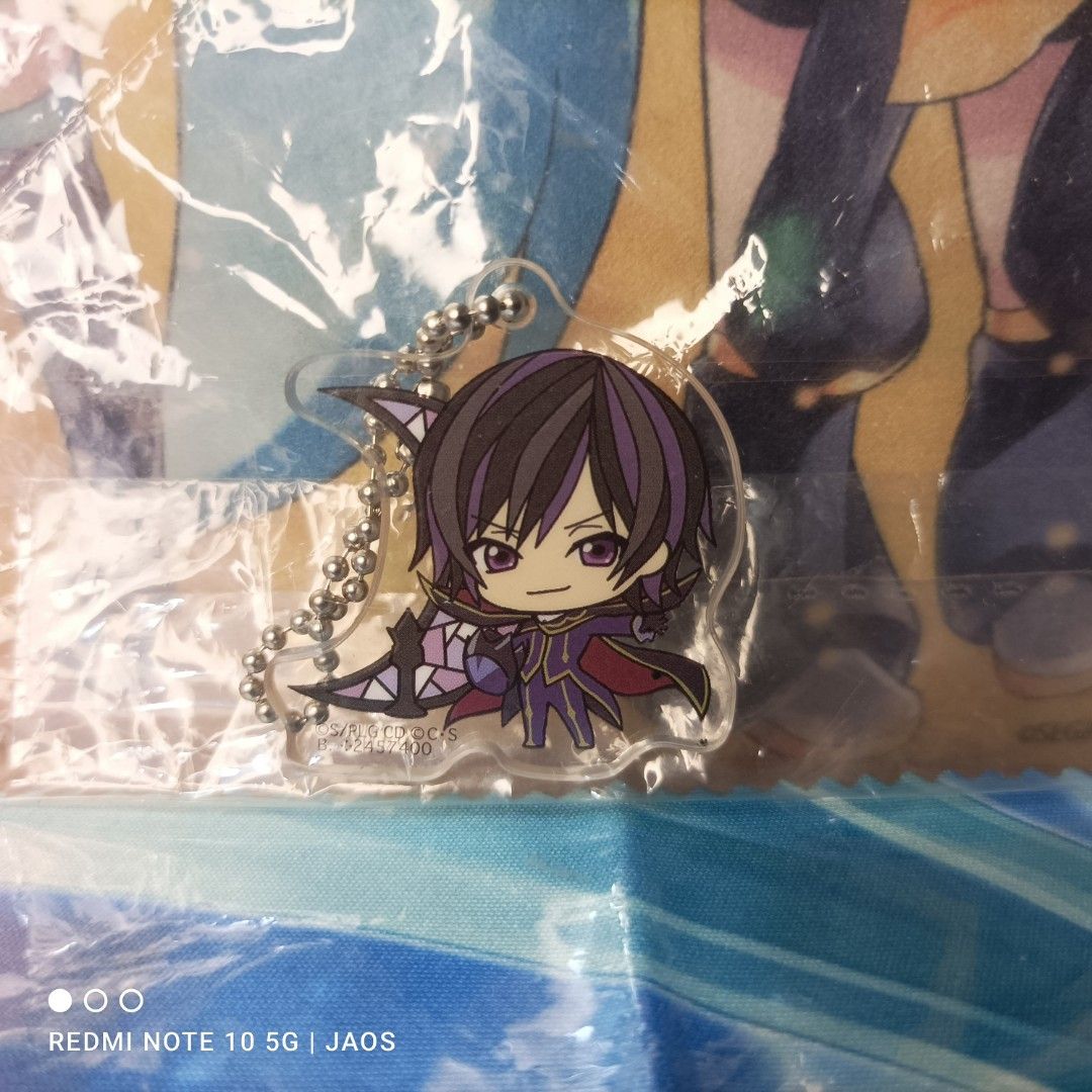 Code Geass Rubber and Acrylic Keychains, Hobbies & Toys, Toys & Games ...