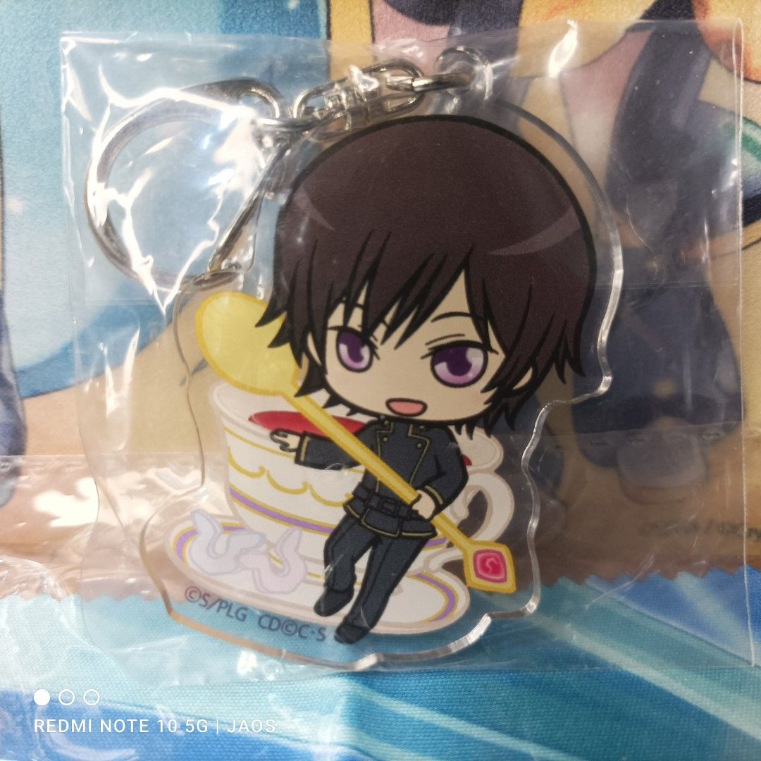 Code Geass Rubber and Acrylic Keychains, Hobbies & Toys, Toys & Games ...